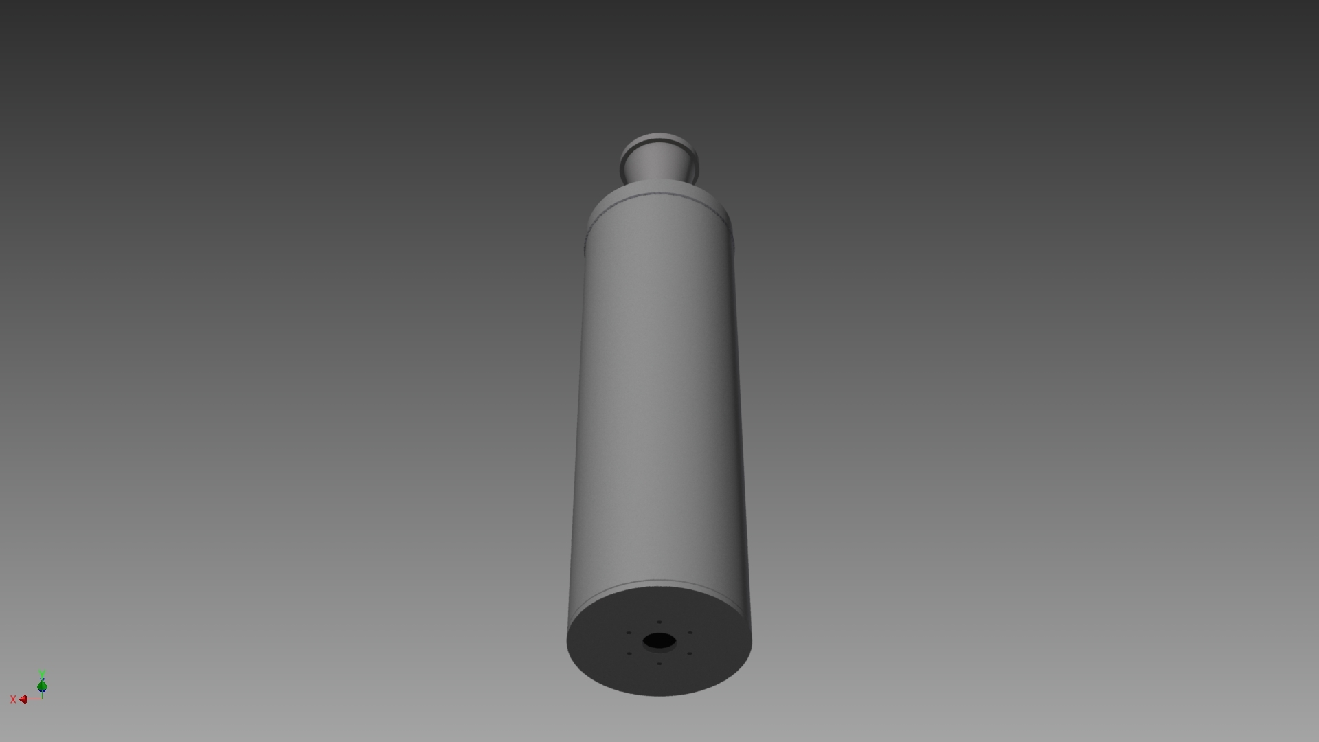 3d model sugar rocket motor