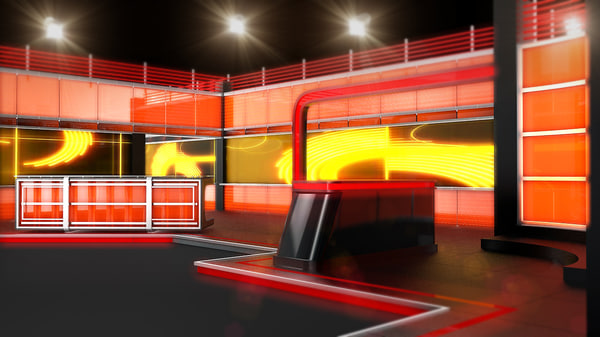 modelo 3d SET DE NOTICIAS - TurboSquid 729196