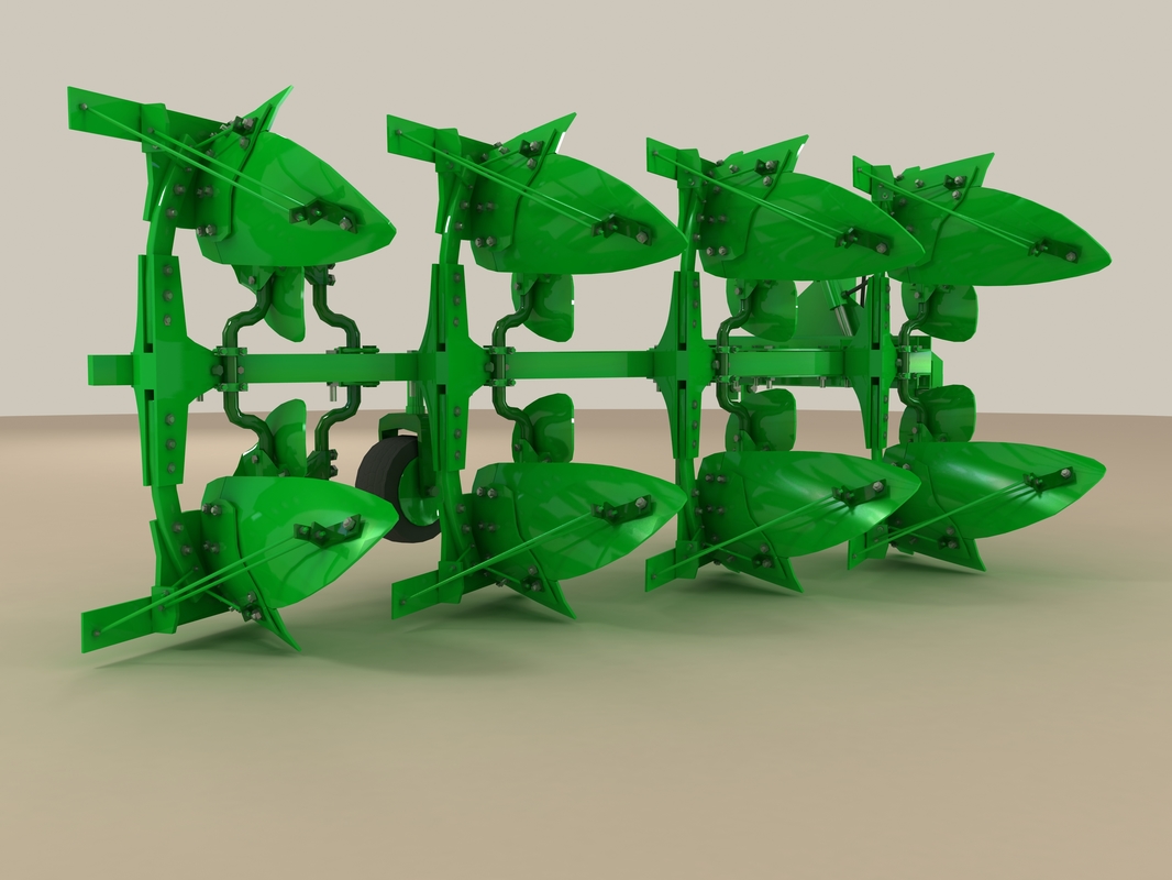 3d plow rotated model