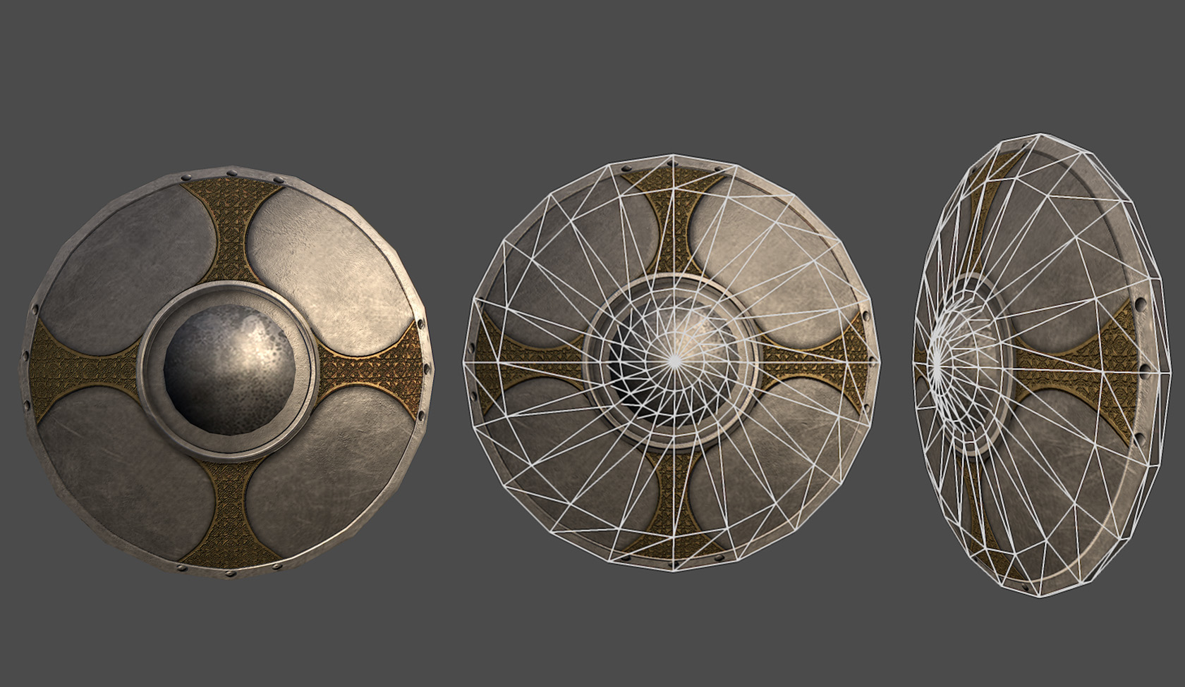 3d model shield