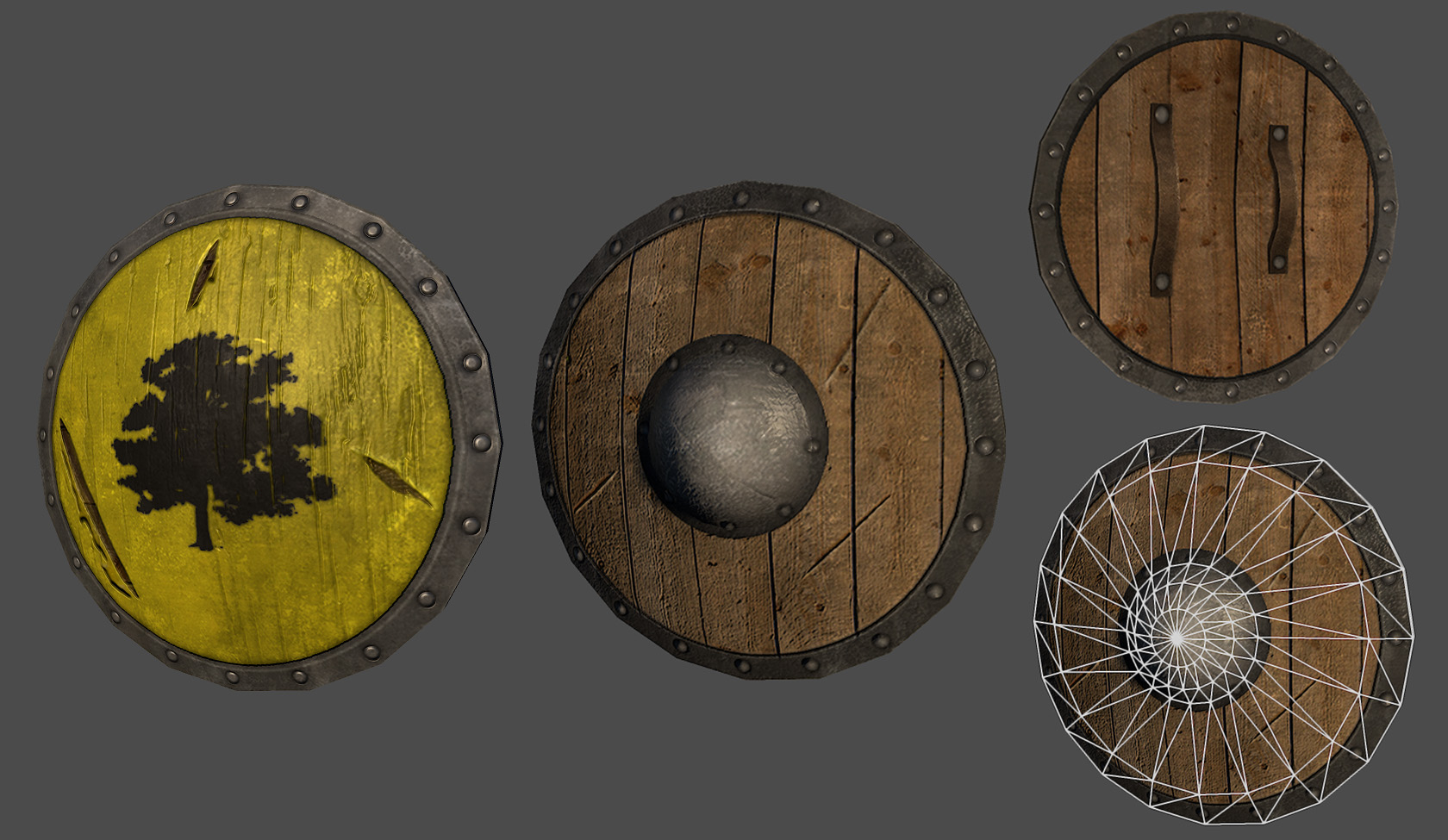 3d model shield