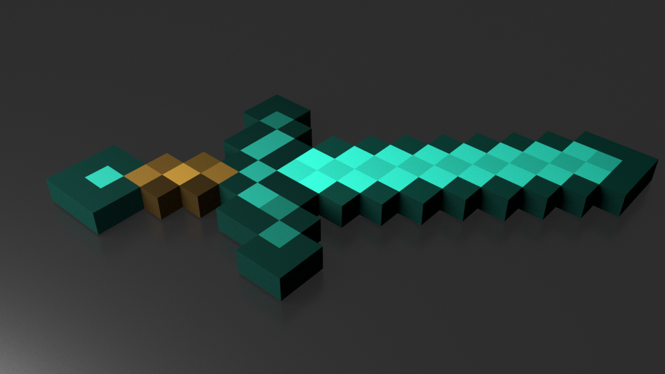 maya minecraft sword