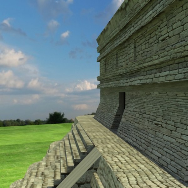 3d model chichen itza