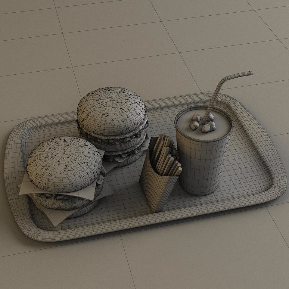 food 3d model