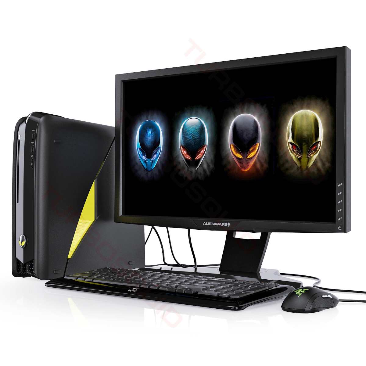 dell alienware gaming computer 3d max