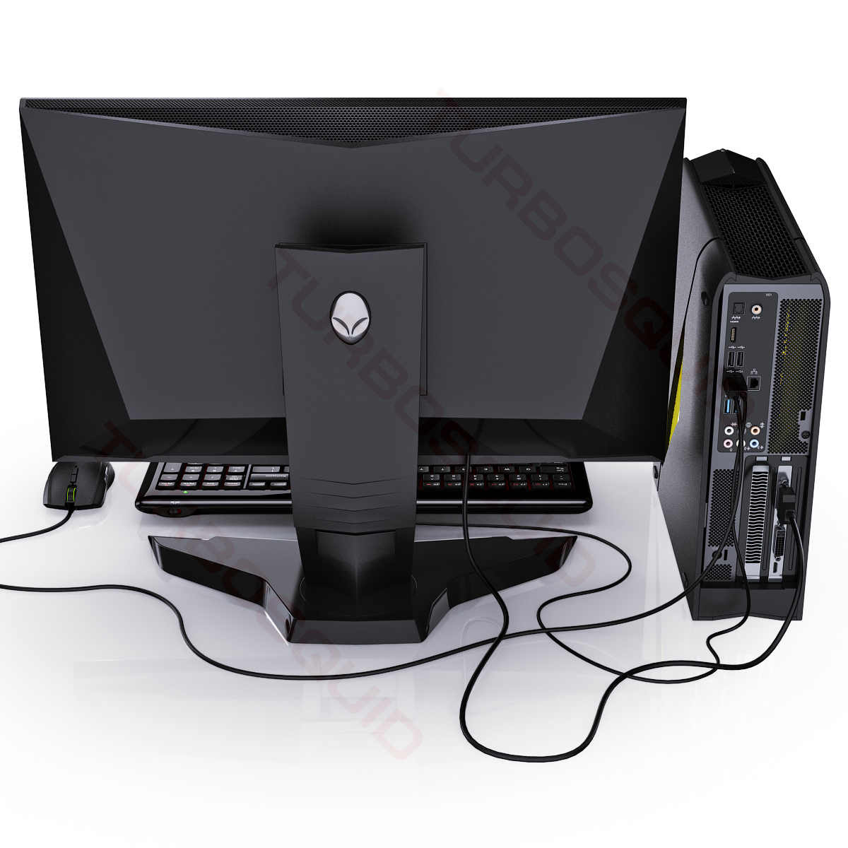 dell alienware gaming computer 3d max