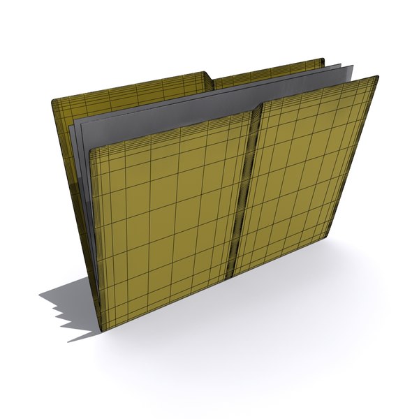 file folder 3d model