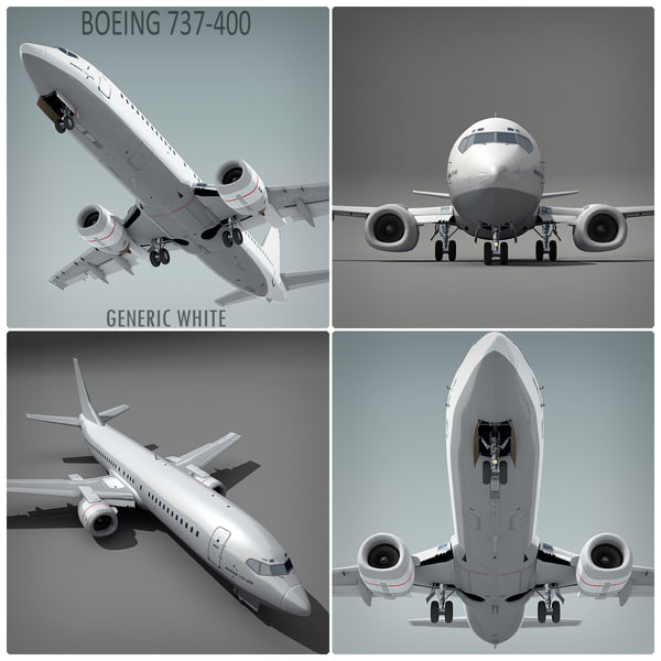 3d model boeing planes