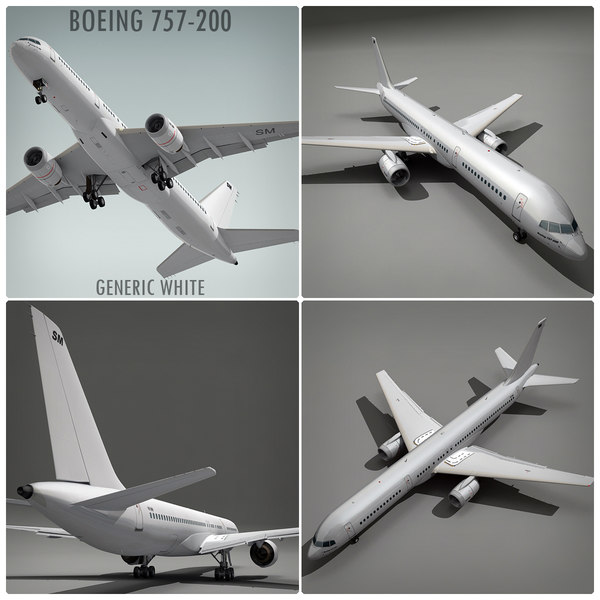 3d model boeing planes