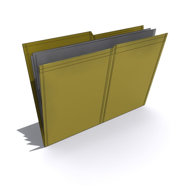file folder 3d model