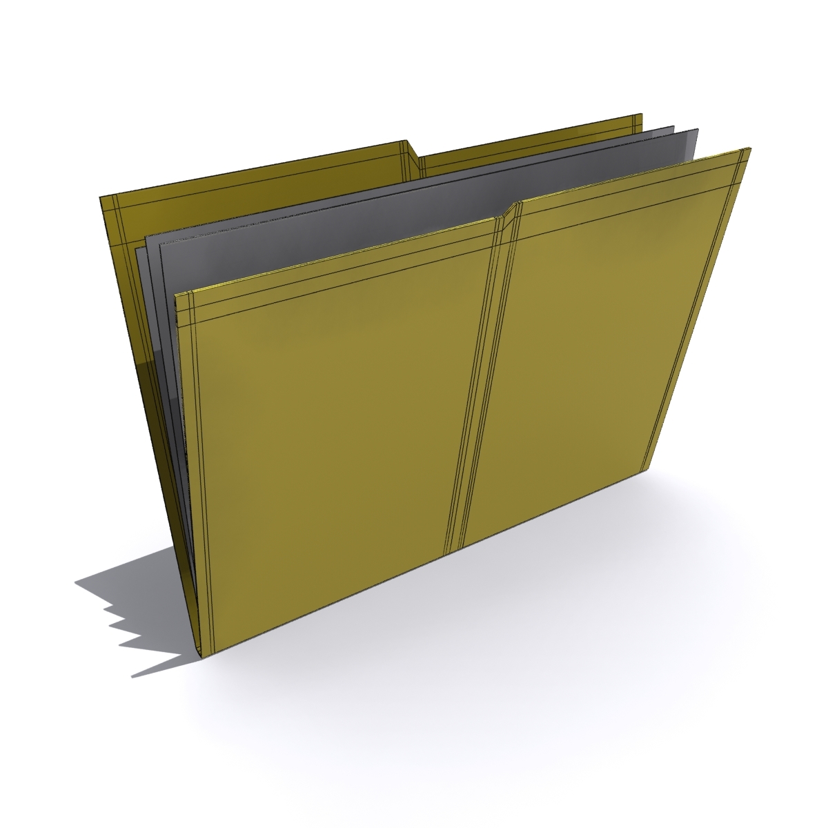 file folder 3d model