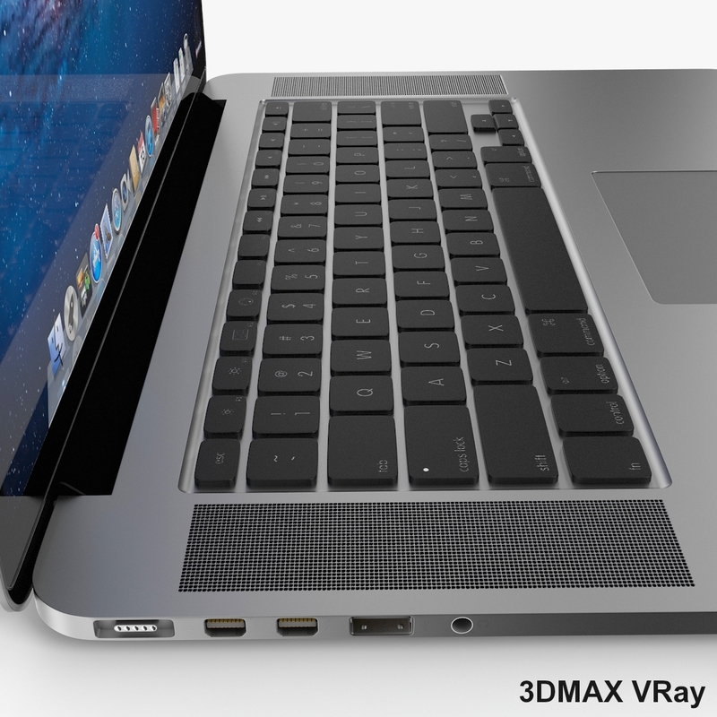 3d model apple macbook pro retina