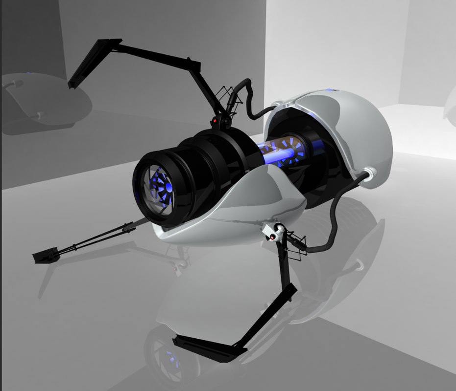 3d model portal gun