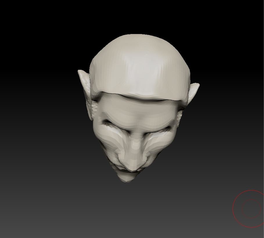 free base elf male 3d model
