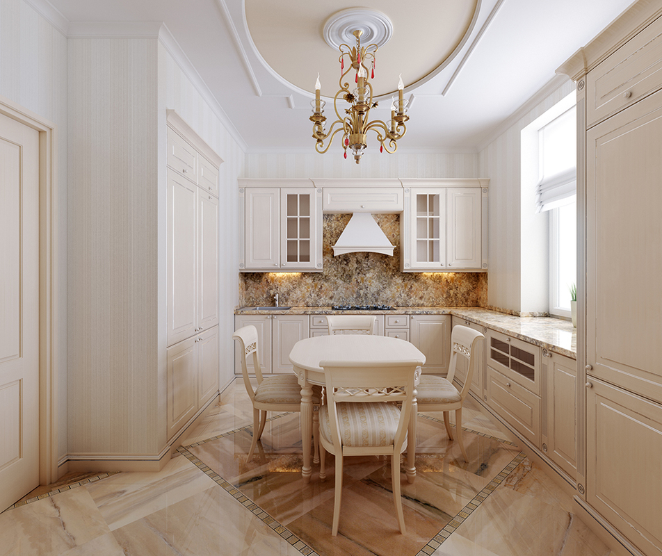 3d model kitchen interior scene verona