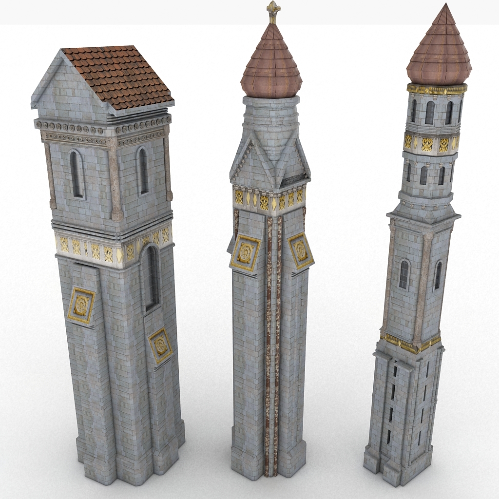 3d model of tower persia classic