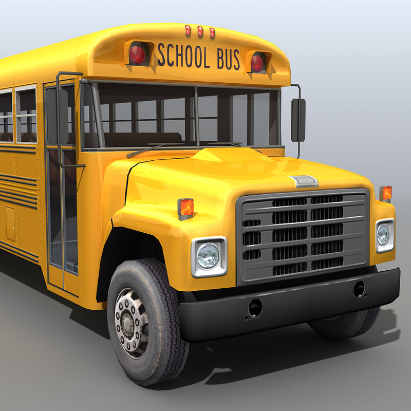 3ds max school bus