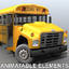 3ds max school bus