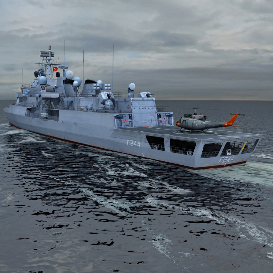 3d model meko 200 frigate
