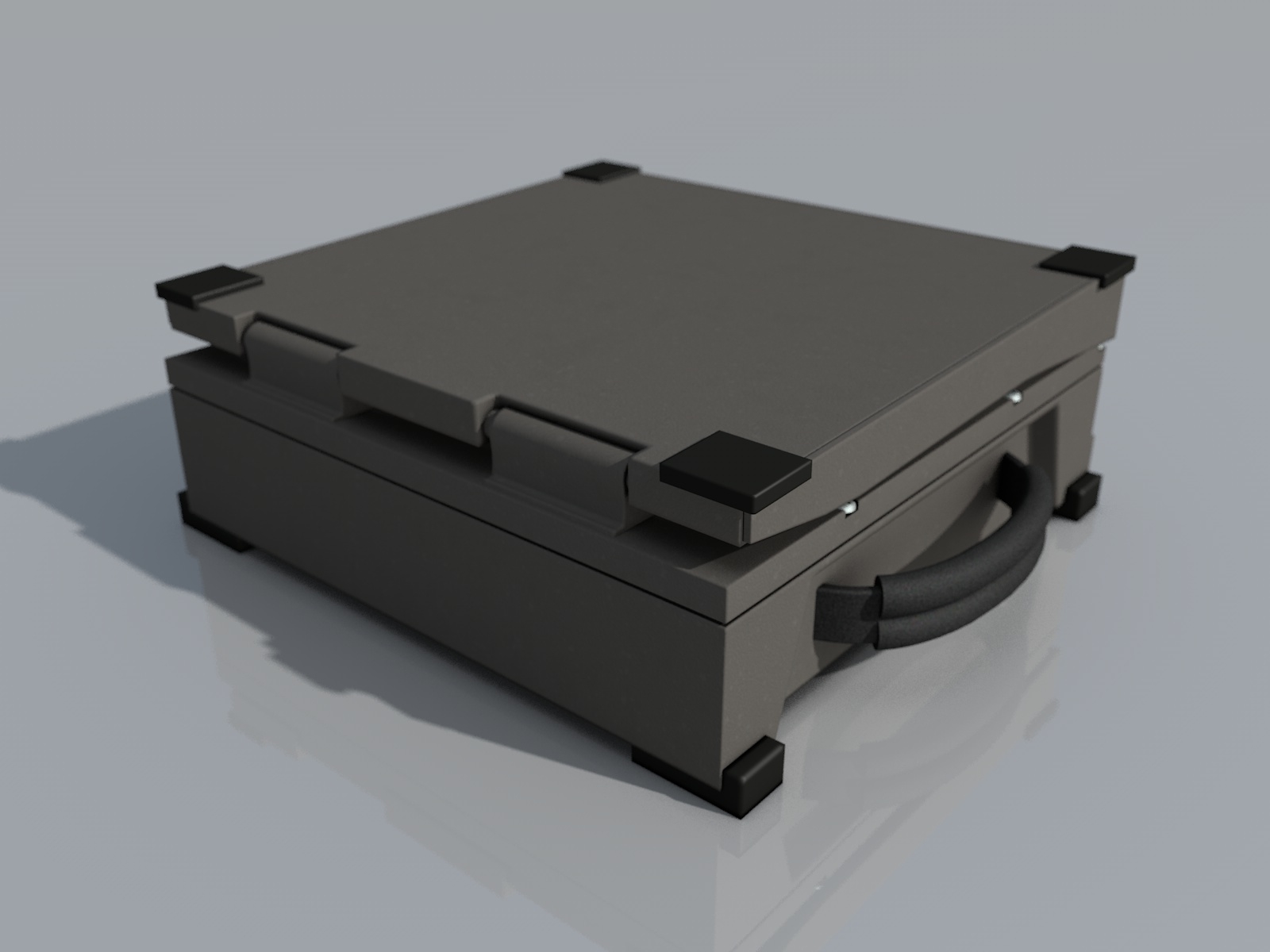 military msd laptop 3d model
