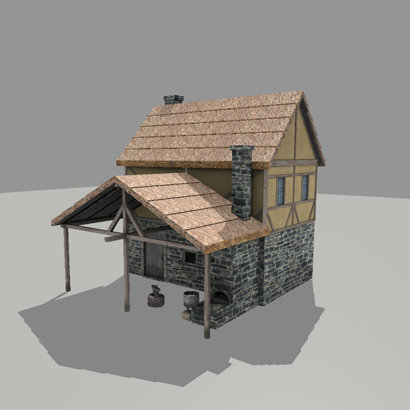 blacksmith forge 3d max