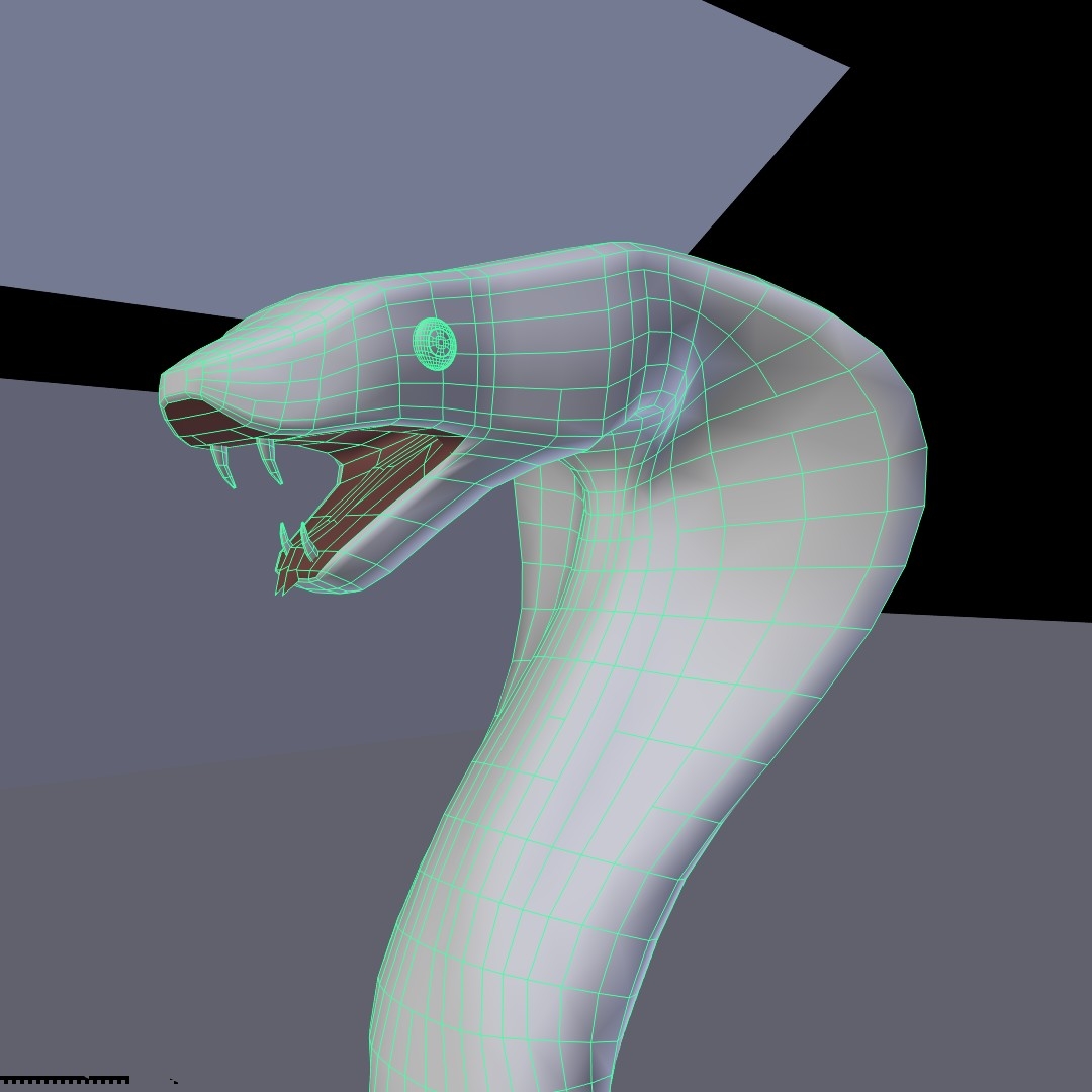 cobra snake 3d fbx