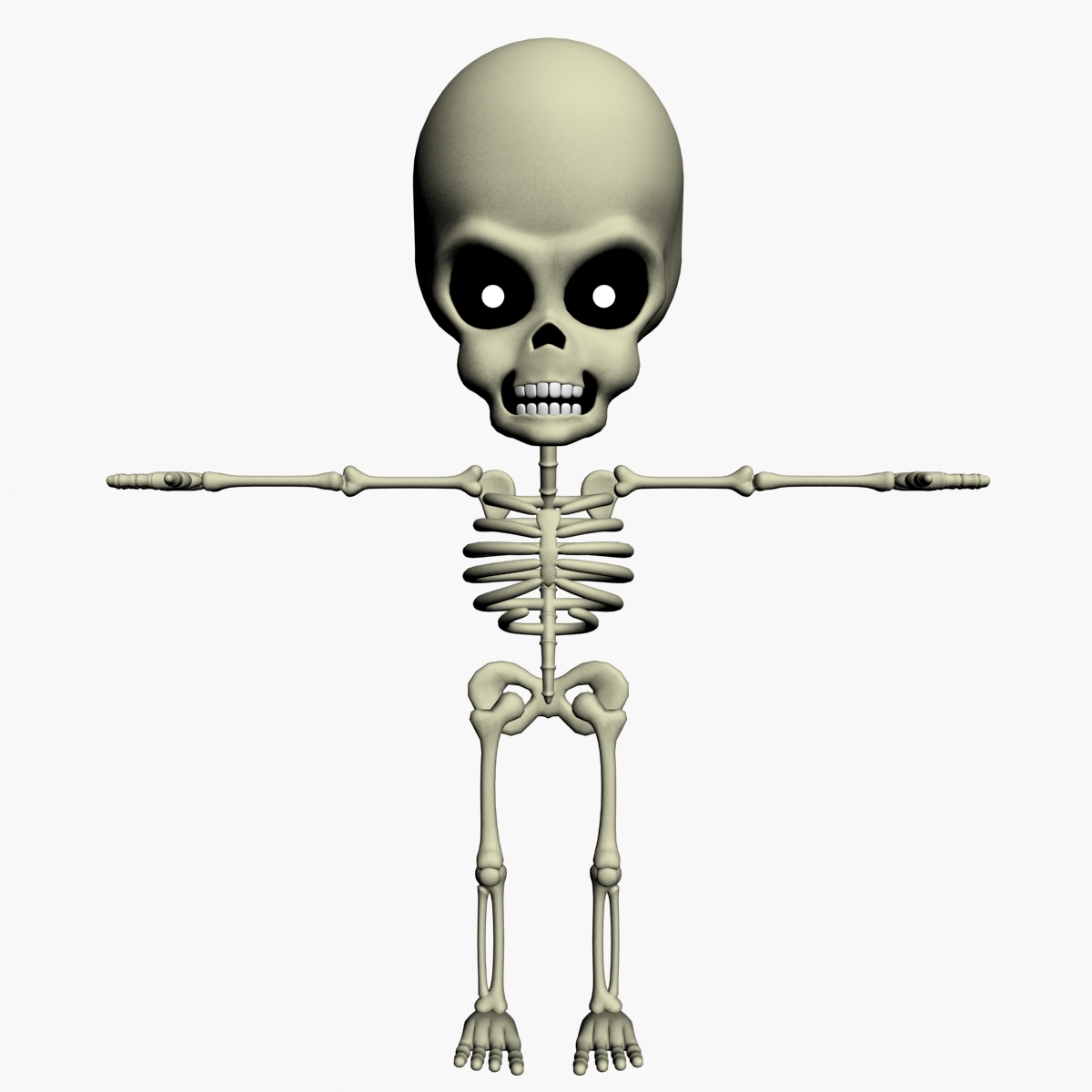 max cartoon skeleton