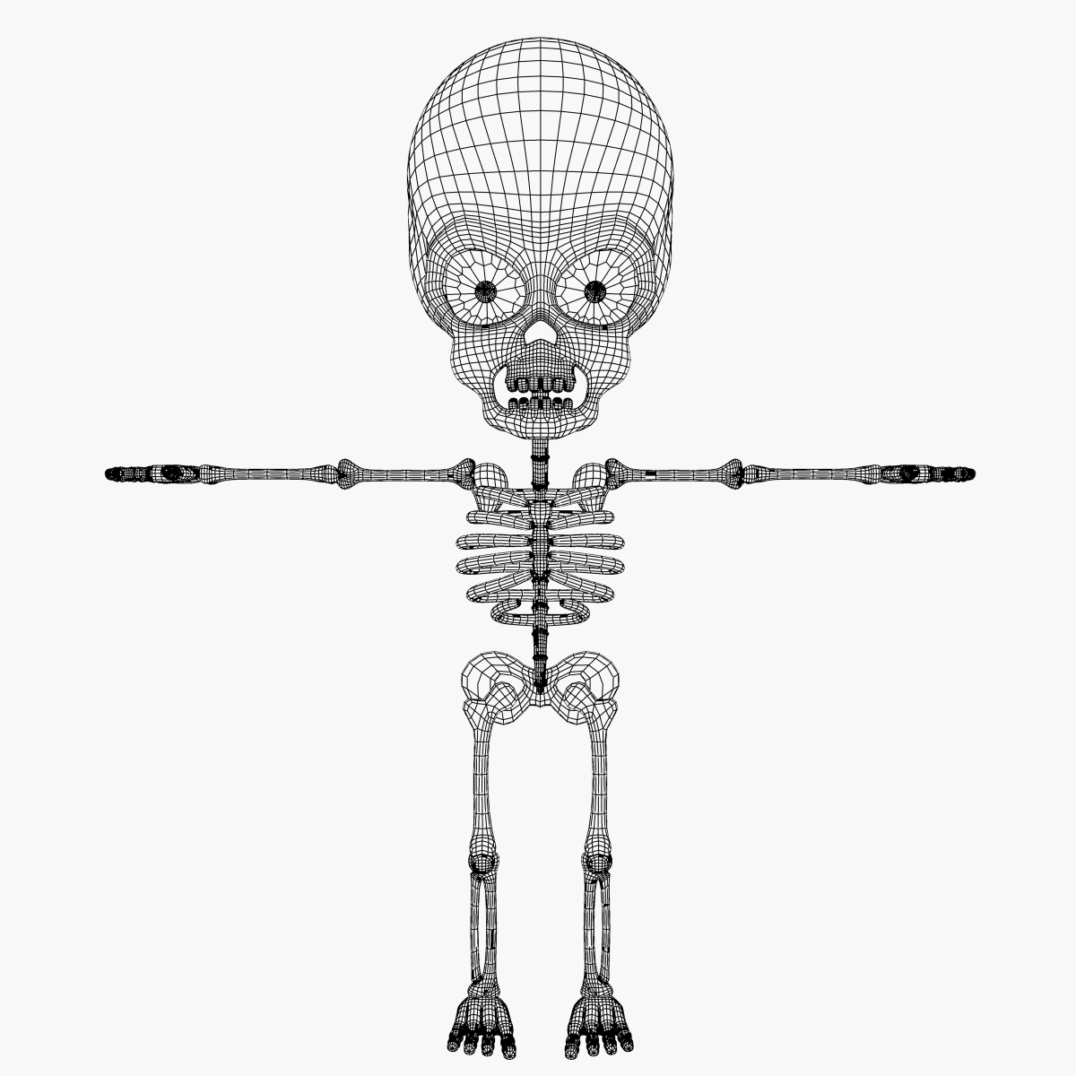 max cartoon skeleton