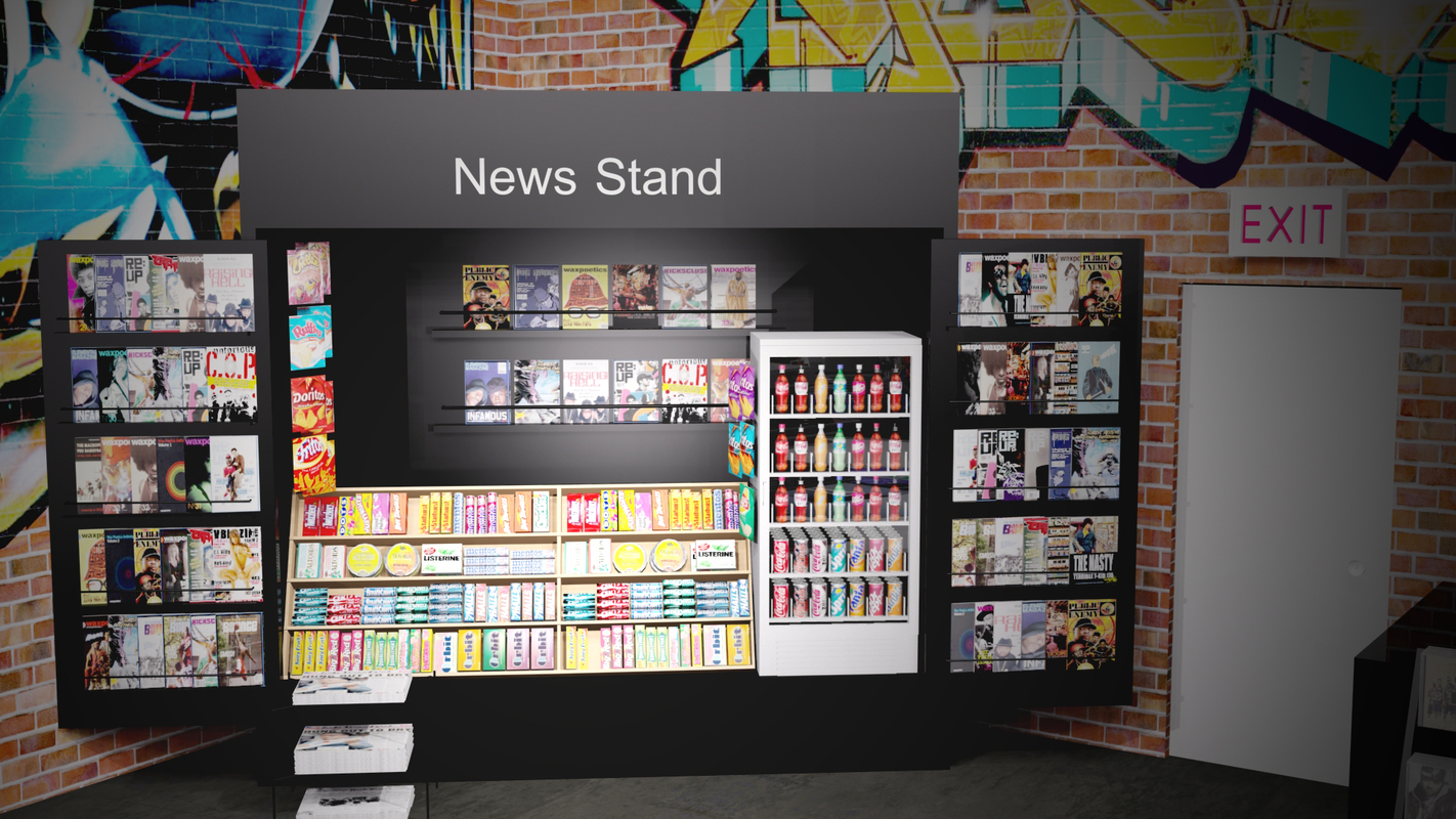 news stand store model