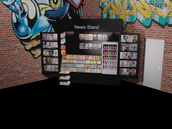 news stand store model