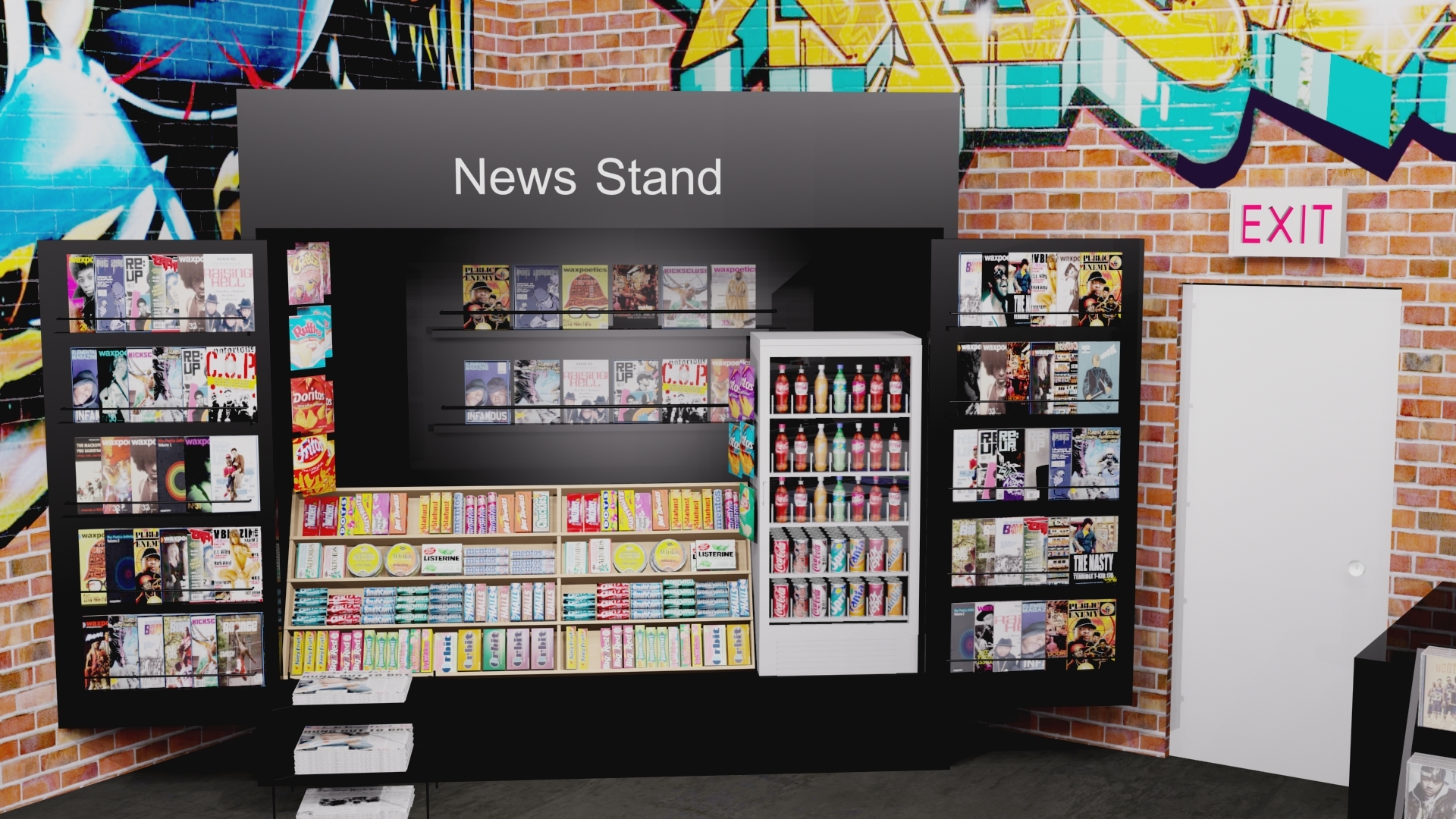 news stand store model