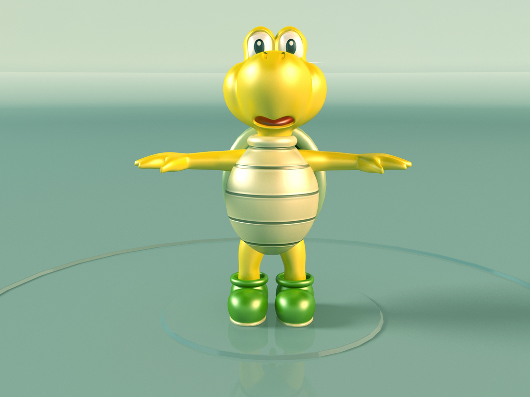 3d koopa troopa