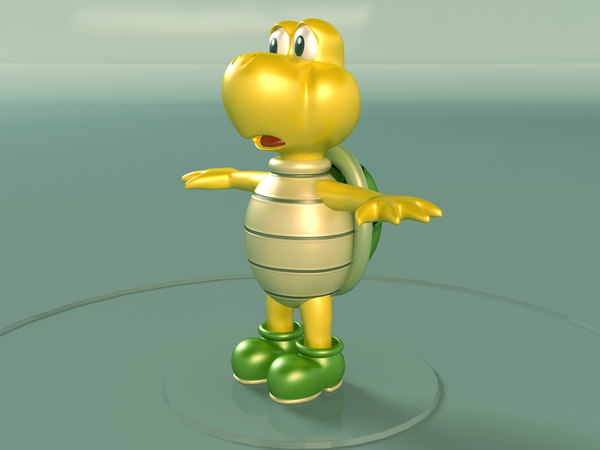 3d koopa troopa