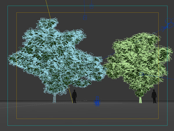trees arch gpu 3d max