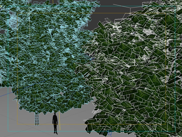 trees arch gpu 3d max