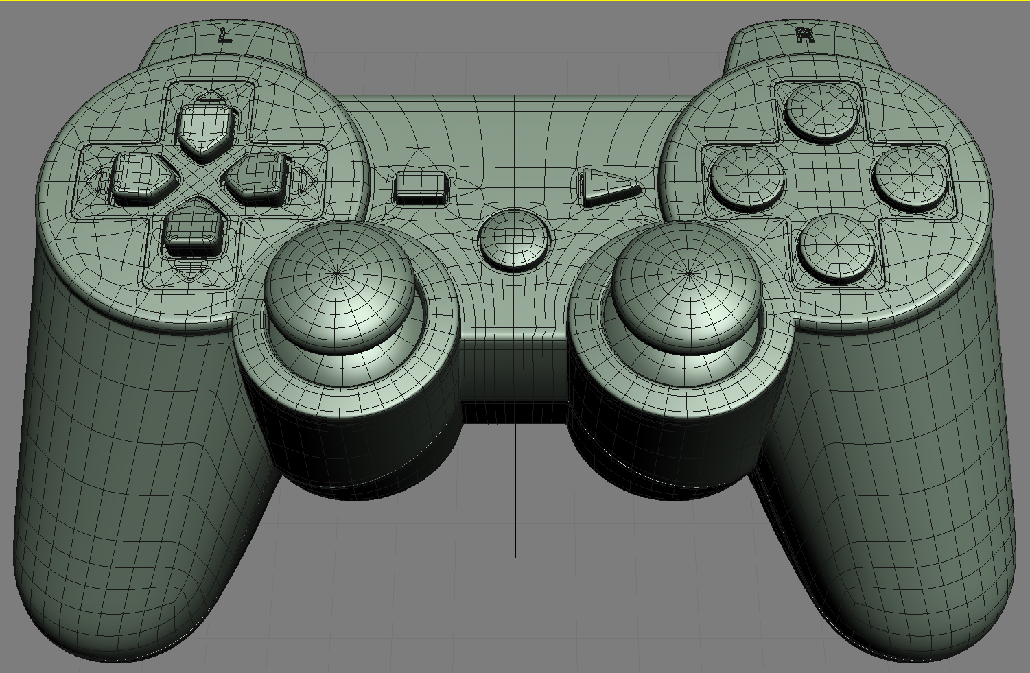 3d sony ps3 dualshock controller model