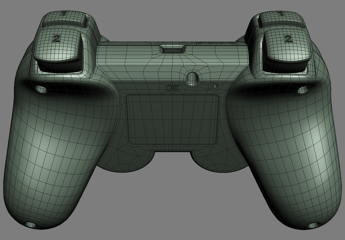 3d sony ps3 dualshock controller model