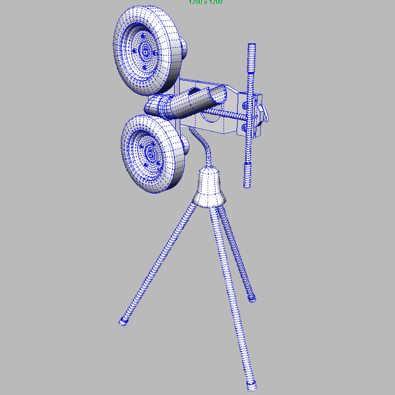 softball pitching machine 3d model