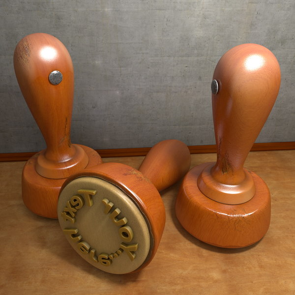 rubber stamp 3d model