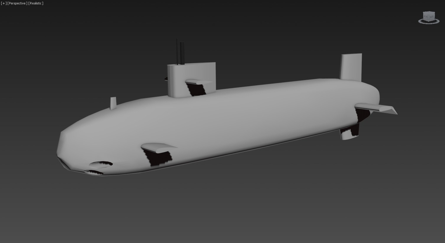 free submarine 3d model