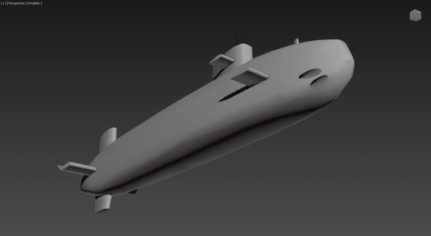 free submarine 3d model