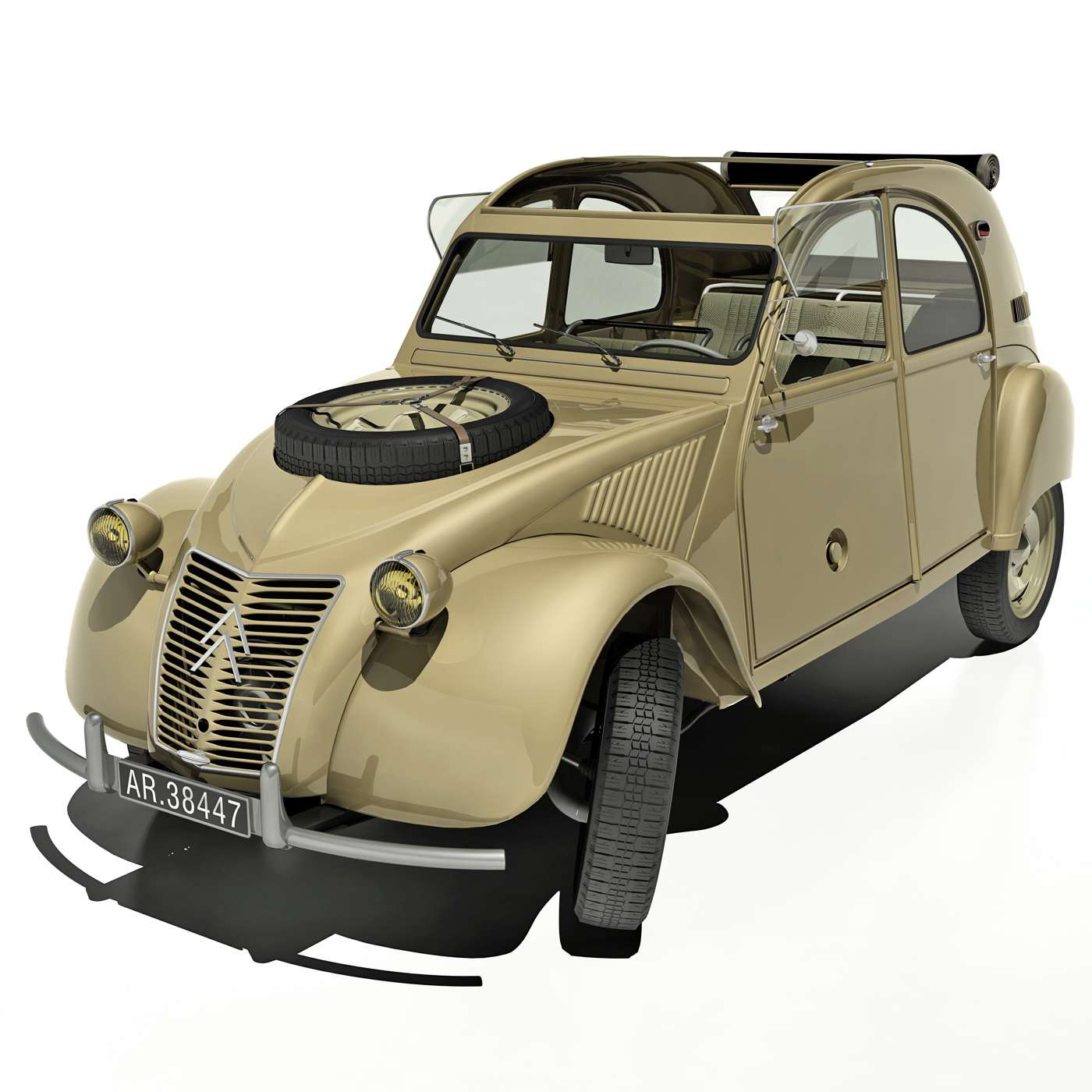 3d citroen 2cv 4x4