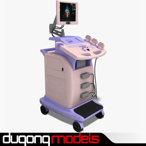 3d model defibrillator defib medical
