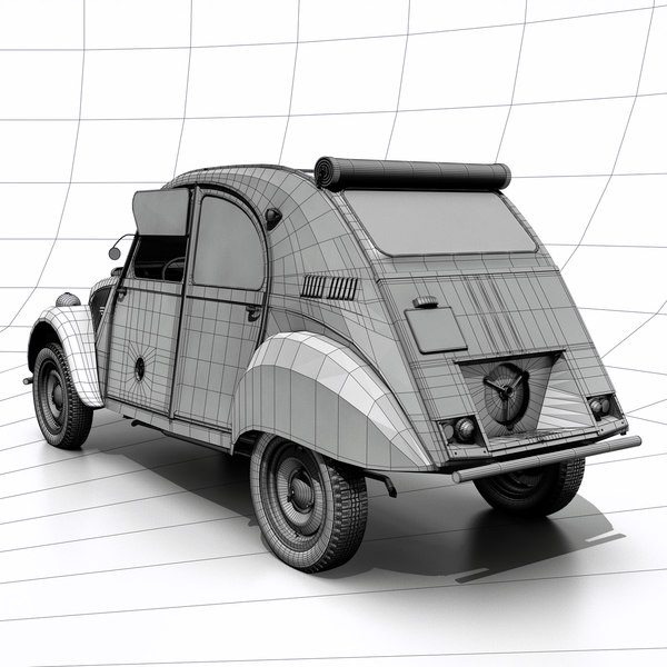 3d citroen 2cv 4x4