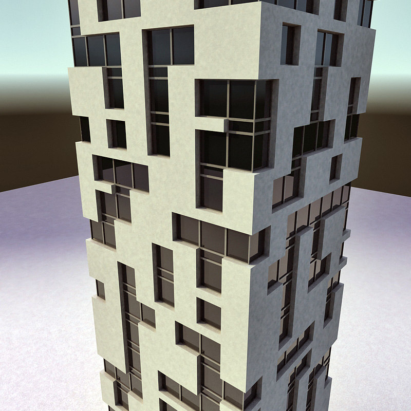 modèle 3D de Gratte ciel 002 - TurboSquid 726682