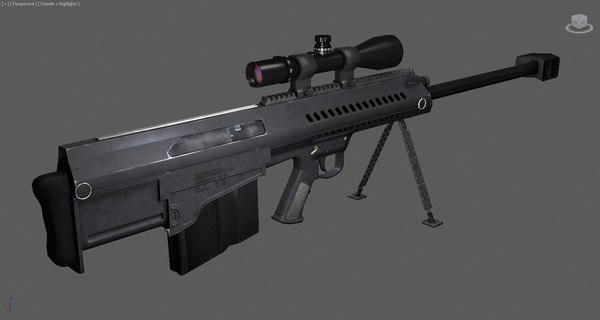Rifle de precisão Barrett XM500 Modelo 3D - TurboSquid 708091