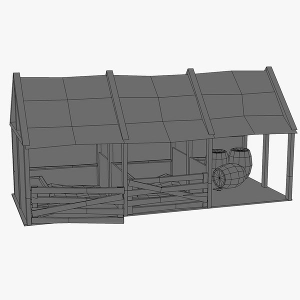3d model stable