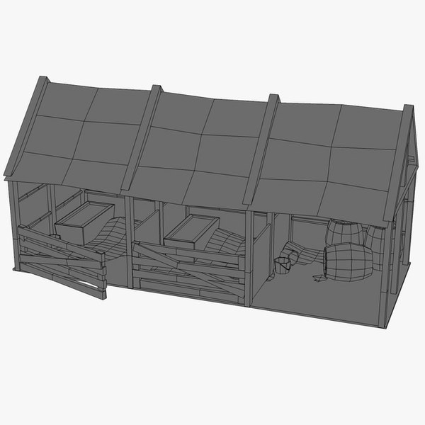 3d model stable