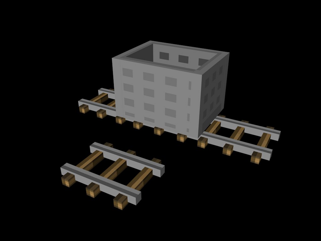 minecart rails c4d free