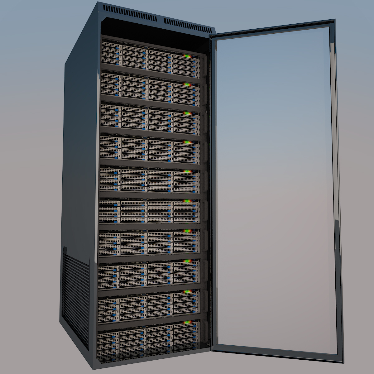 3d server rack